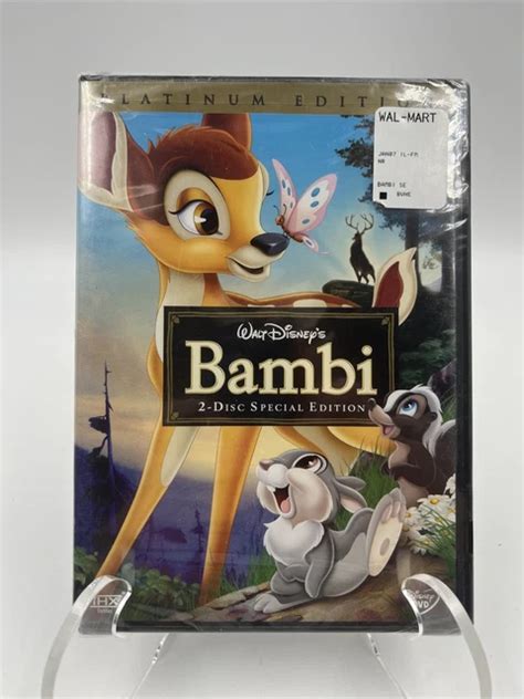 Bambi Dvd 2005 2 Disc Set Special Editionplatinum Edition Brand New Sealed £884 Picclick Uk