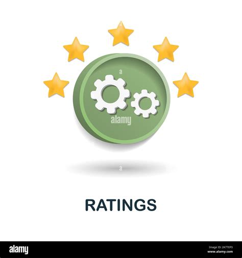 Ratings Icon 3d Illustration From Customer Support Collection