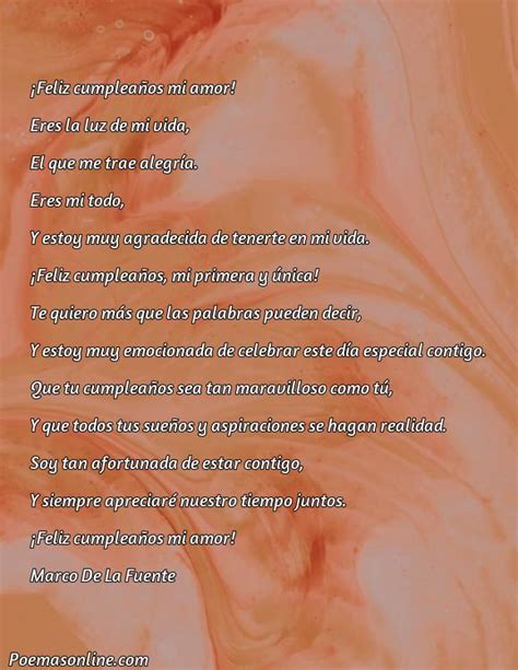 Cinco Mejores Poemas De Cumplea Os Para Amor De Mi Vida Poemas Online
