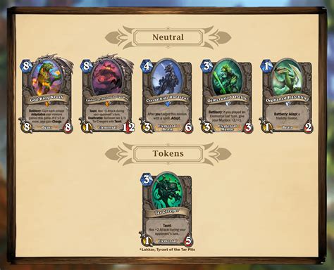 Journey To Ungoro Mini Set Crater Clash Rcustomhearthstone