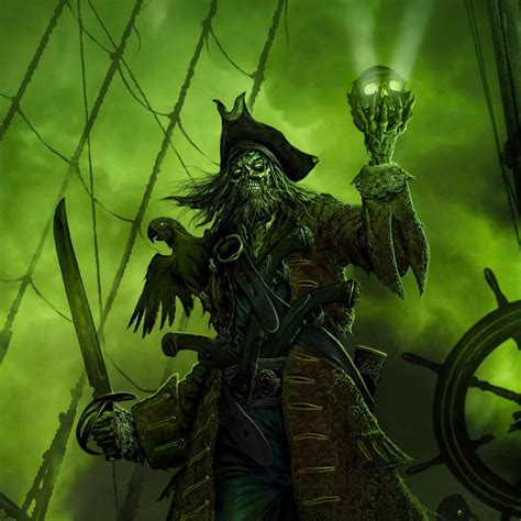 Ghost Pirate Captain 1024x1024 Wallpaper