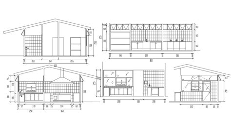 Elevation Detail Dwg File Cadbull