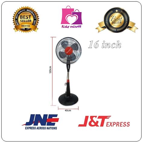 Rizkyonline88 Kipas Angin Berdiri Trisonic Td Stand Fan Kipas