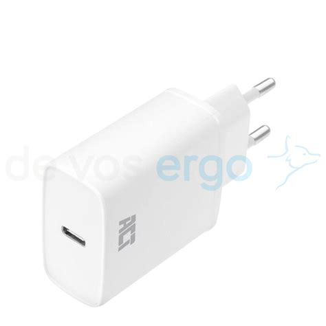 Usb C Lader 1 Poort Usb C Wit 20w De Vos Ergo