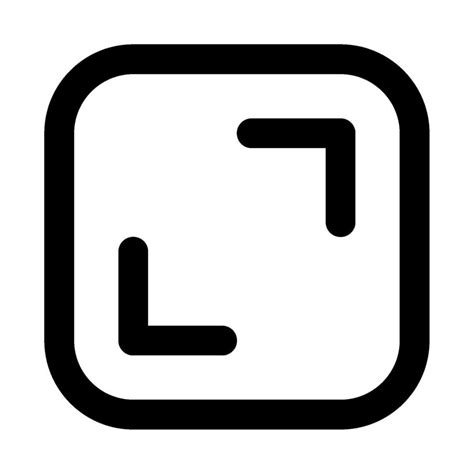 Fullscreen Icon For Uiux Web App Infographic Etc 44422509 Vector