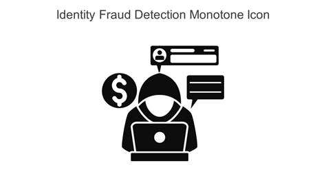 Identity Fraud Detection Monotone Icon In Powerpoint Pptx Png And Editable Eps Format Ppt Powerpoint