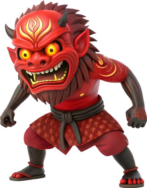 Ghostly Yokai Japanese Demon Design Illustration 58188899 Png