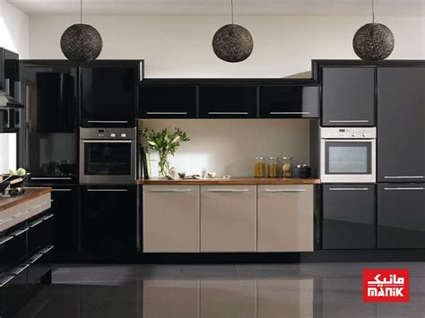 جدیدترین مدل کابینت سفید مشکی1403 تصاویر مانیک