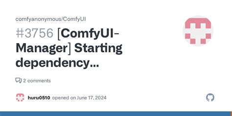 Comfyui Manager Starting Dependency Installationdeactivation For