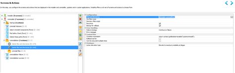 Java Install4j Action Delete Files And Directories Appends