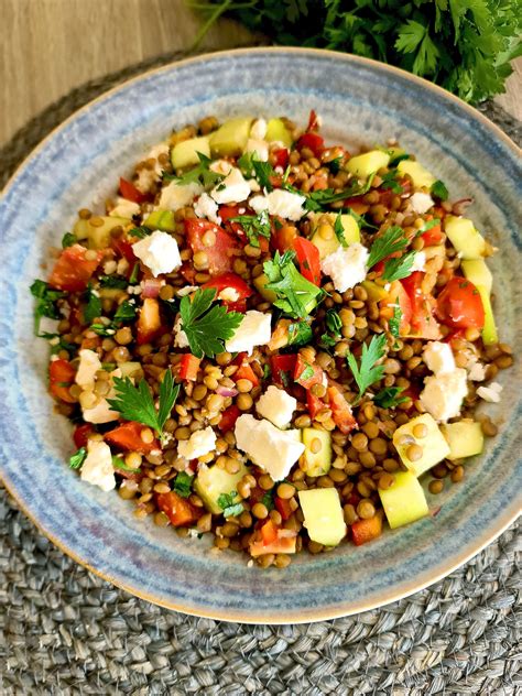 Mediterranean Lentil Salad Salad