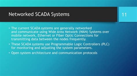 Introduction To SCADA PPTX Operating Systems Computer Software And Applications