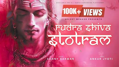 Rudra Shiva Stotram Mantra Powerful Mantra 4k Lyrical Video Youtube