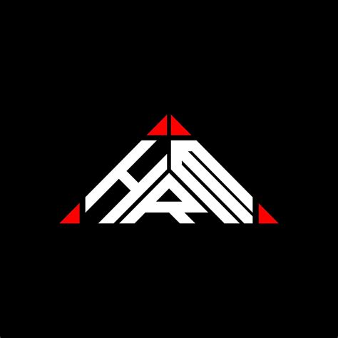 Hrm Letter Logo Creative Design With Vector Graphic Hrm Simple And