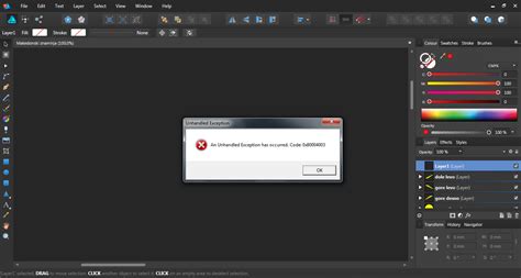 Designer Stopped Working And Crashes [archive] Designer Beta On Windows Threads Affinity Forum