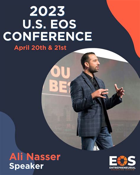 Ali Nasser Na Linkedin 2023eosconference Speaker Conference Event