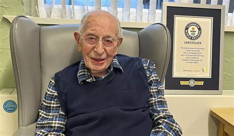 The Worlds Oldest Man Says The Secret To His Longevity Is Luck Plus
