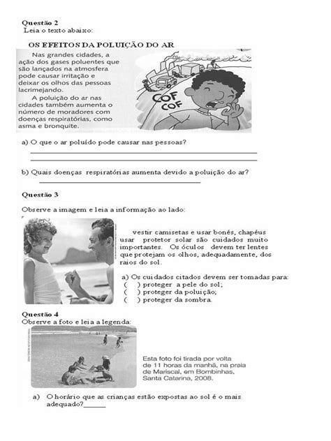 Pin Em Texto Do 3 Ano Ciencias Atividades de gênero Atividades