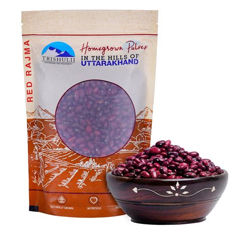 Himalayan Unpolished Red Rajma Kindney Bean 500g Trishulii