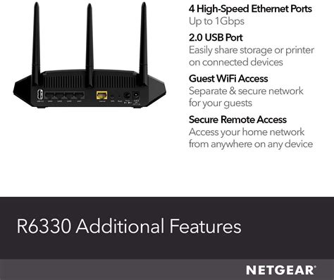NETGEAR WiFi Router R AC Dual Band Wireless Speed Up To Mbps Up To Sq