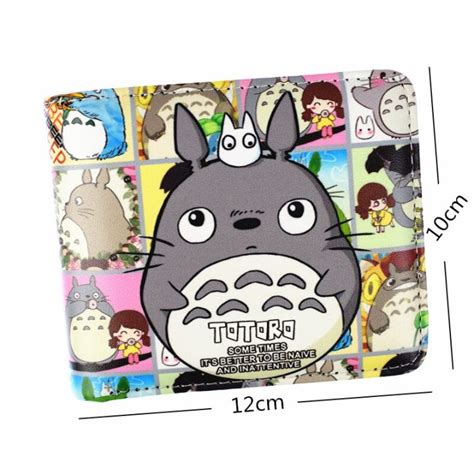 Anime Cartoon My Neighbor Totoro Wallet Cute Short Purse With Coin