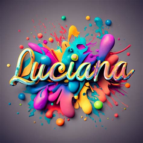Imagenes 3D con nombre luciana Imágenes para Peques
