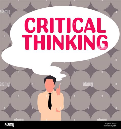 Sign Displaying Critical Thinking Business Approach Sequence Of Stages