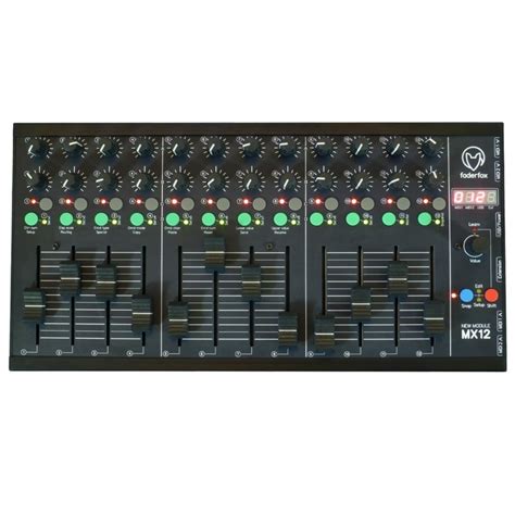 Faderfox MX12 USB Midi Mixer Controller Pro Audio Gear Music Equipment Microphones Pedals