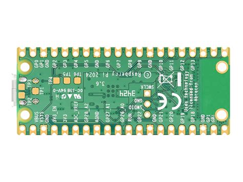 Купить Raspberry Pi Pico 2 Wi Fi Bluetooth Без ног Arduinoesp