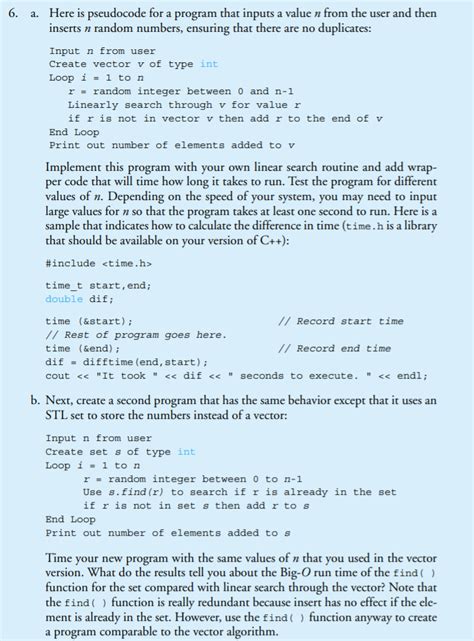 Solved 6 A Here Is Pseudocode For A Program That Inputs A