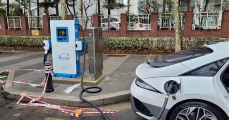 성북구 하월곡동에 실외 전기차 급속충전기 8번째 설치