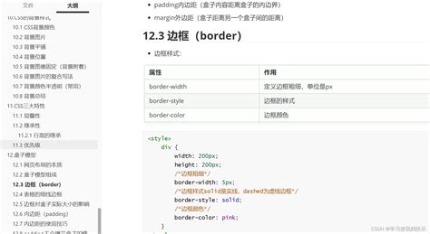 黑马老师前端教程html标签及css样式笔记资源 Csdn博客