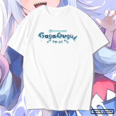 Jual Kaos Gawr Gura Logo Hololive Kaos Distro Pria And Wanita Anime