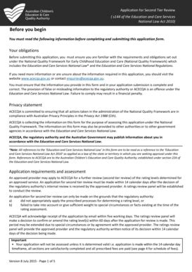 Fillable Online Application Form Acecqa Fax Email Print PdfFiller