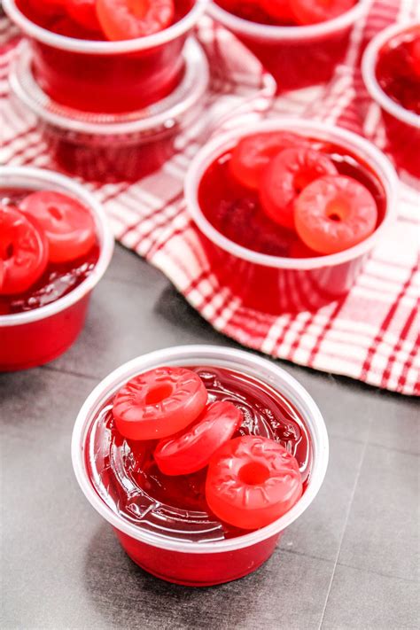Cherry Lifesaver Jello Shots Recipe Life Love Liz