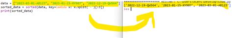 Python Sort A List Of Strings By Part Of String Be On The Right