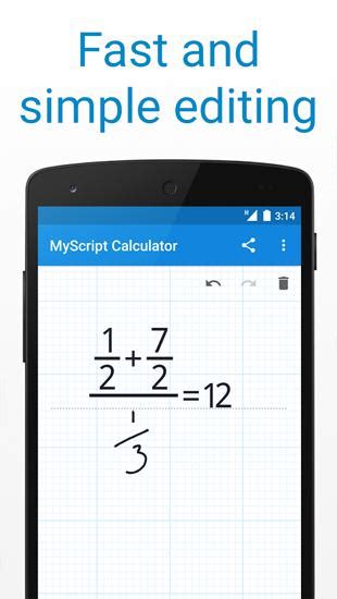 Myscript Calculator Para Androidbaixar Gr Tis