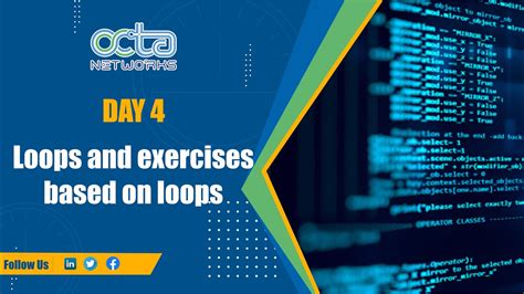 Session 4 Devnet L Loops And Exercises Based On Loops Youtube