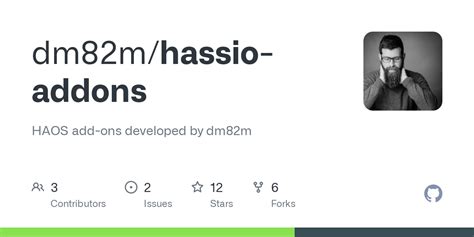 Github Dm82mhassio Addons Haos Add Ons Developed By Dm82m