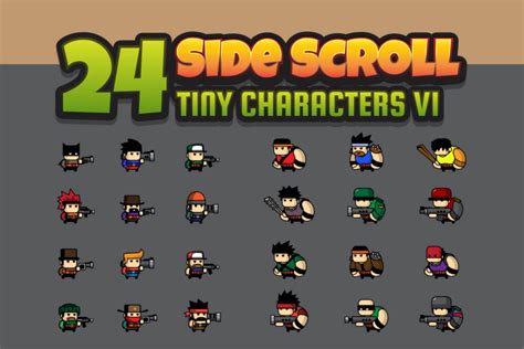 Tiny Character Game Sprites Download CraftPix Net