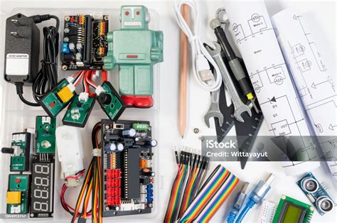 Microcontroller Education Board For Learning And Building Robot At