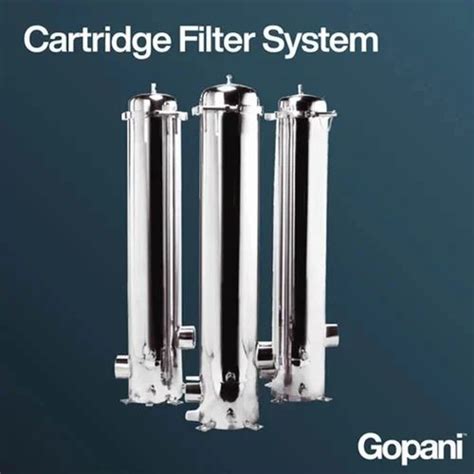 Stainless Steel Cartridge Filter System At Rs 2000 In Ahmedabad Id