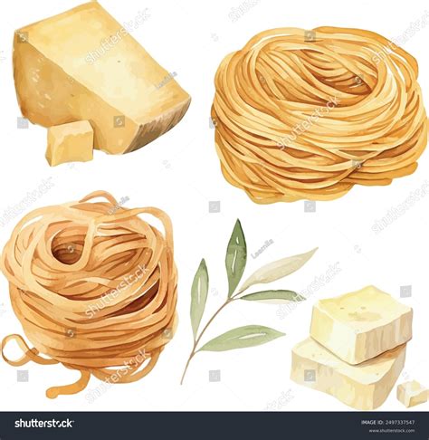 파스타수채화 스톡 벡터 및 벡터 아트 375개 Shutterstock