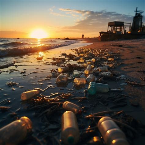 Los Desechos Plásticos Y La Basura Arruinan La Costa Arenosa Lo Que