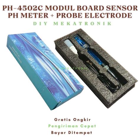 Promo Ph 4502c Modul Board Sensor Ph Meter With Probe Electrode For