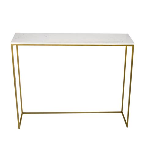 Buy Manor House House Nested Console Table Set Of 2 Marble Top Gold