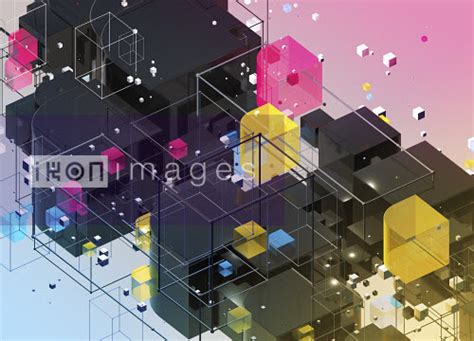 Stock Illustration Of Abstract Three Dimensional Geometric Structure Ikon Images