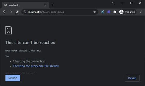 how to quickly check botkit status is up using simple get route xo