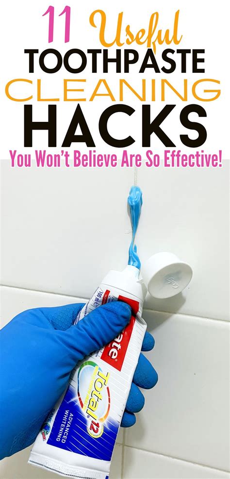 Useful Toothpaste Cleaning And Household Hacks Artofit