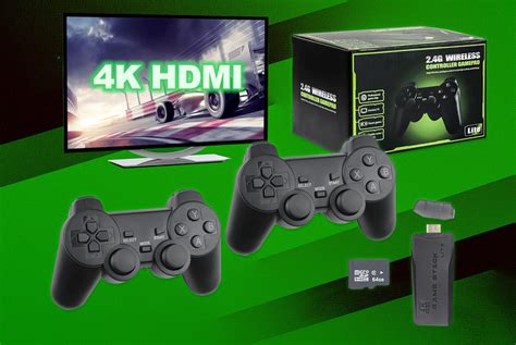 Wireless Classic Tv Games Console System W 9 Built In Emulators Deal